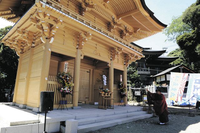 日立大甕神社 新築の神門が完成 例大祭も開く東京新聞デジタル