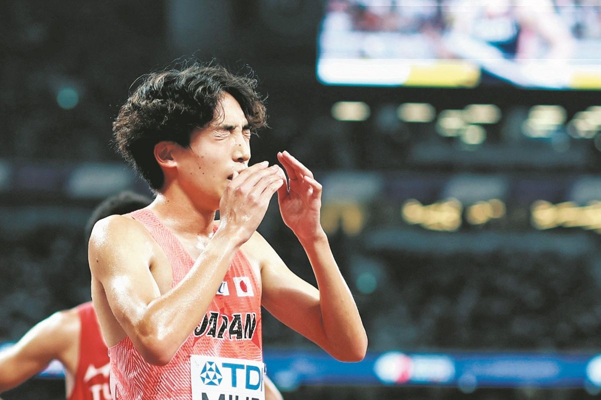 三浦龍司「本当にメダルは見えた」悔しい8位入賞 最終盤に他選手と接触 世界陸上男子3000m障害：東京新聞デジタル