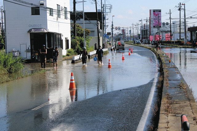 南東部中心に大雨被害 越谷など 埼玉県が災害救助法適用：東京新聞デジタル