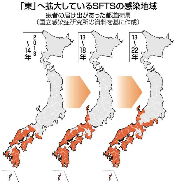 マダニ感染症「東進」じわり ネコ・イヌなどが媒介も：東京新聞デジタル