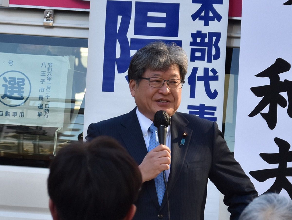 萩生田光一氏がマイクを握った「3分間」 八王子市長選に影を落とす「自民裏金事件」 各陣営は何を思う?:東京新聞デジタル