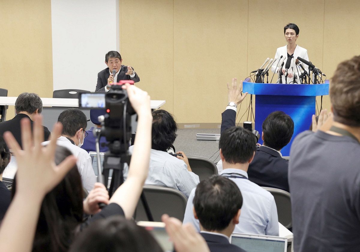 蓮舫氏「小池都政のリセットが私の使命」 東京都知事選に出馬表明【詳報】：東京新聞デジタル