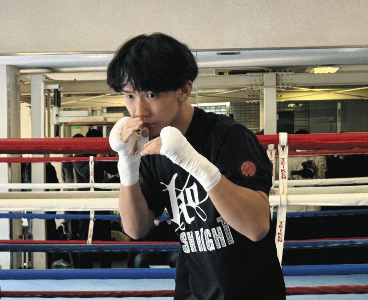 WBA王者高見亨介が4回KO宣言「相手の気持ちを折りたい」…17日WBO王者サンティアゴと王座統一戦：東京新聞デジタル